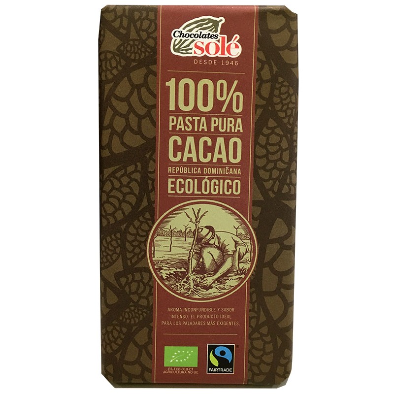 chocolate negro 100% cacao